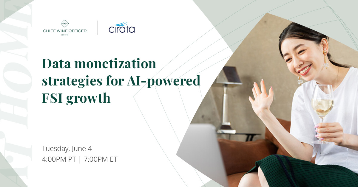 Data monetization strategies for AI-powered FSI growth • Chief Wine Officer