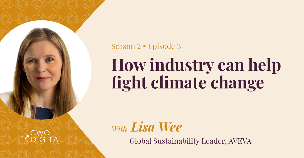 Lisa Wee, Global Sustainability Leader at AVEVA, on how industry can ...